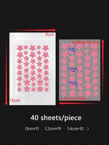 320pcs-Cartoon Facial Cover Colored Stickers,Hydrogel Patch, Essential ...