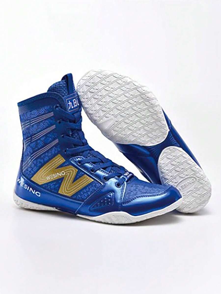 WAZIXIE Men's High-Top Boxing Shoes For Professional Martial Arts ...