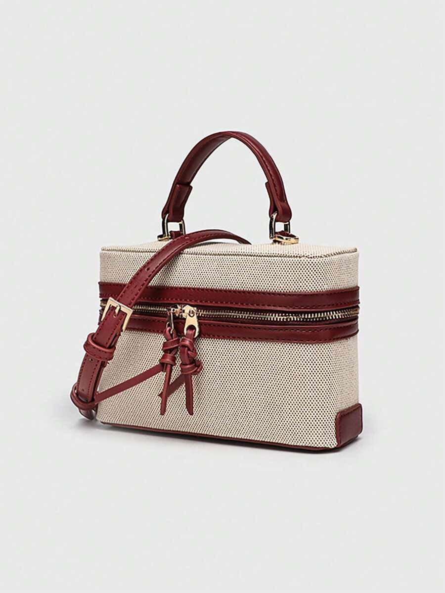 Mini Square Box Bag, Handbag, Shoulder Bag, Crossbody Bag, Suitable For ...