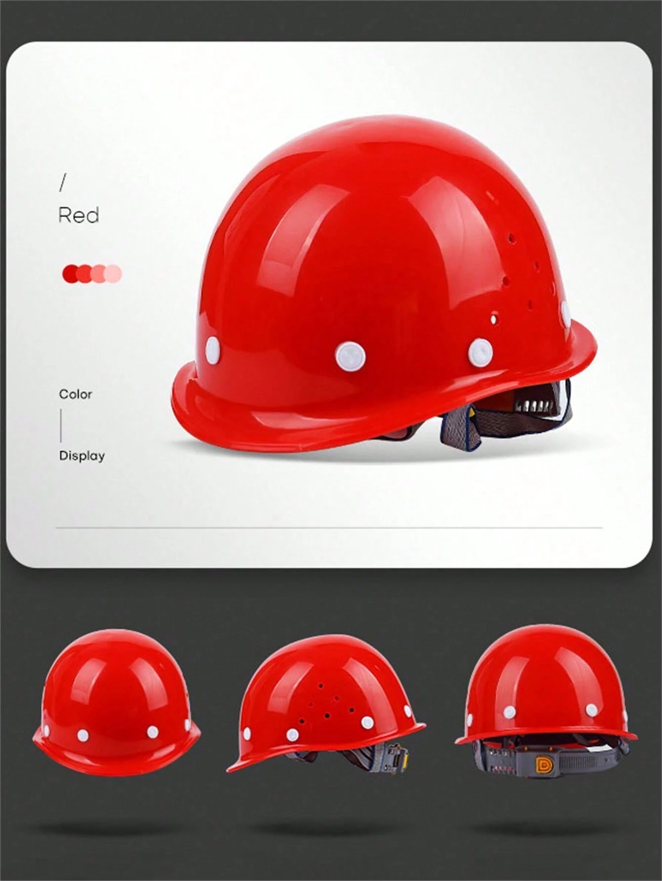 1pc, Site Safety Helmet Smashing Engineering Construction Helmet ...