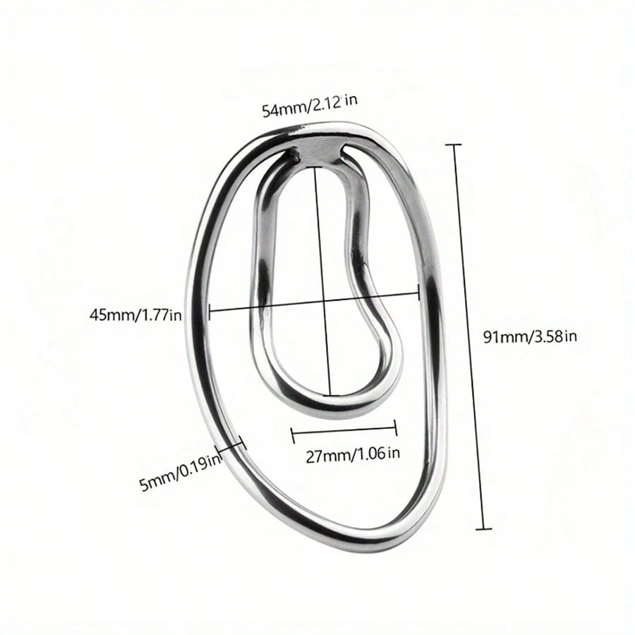 Metal Dick Prepuce Clips Penis Training Device Cock Cage Scrotum Restraints Fufu Clips Penis