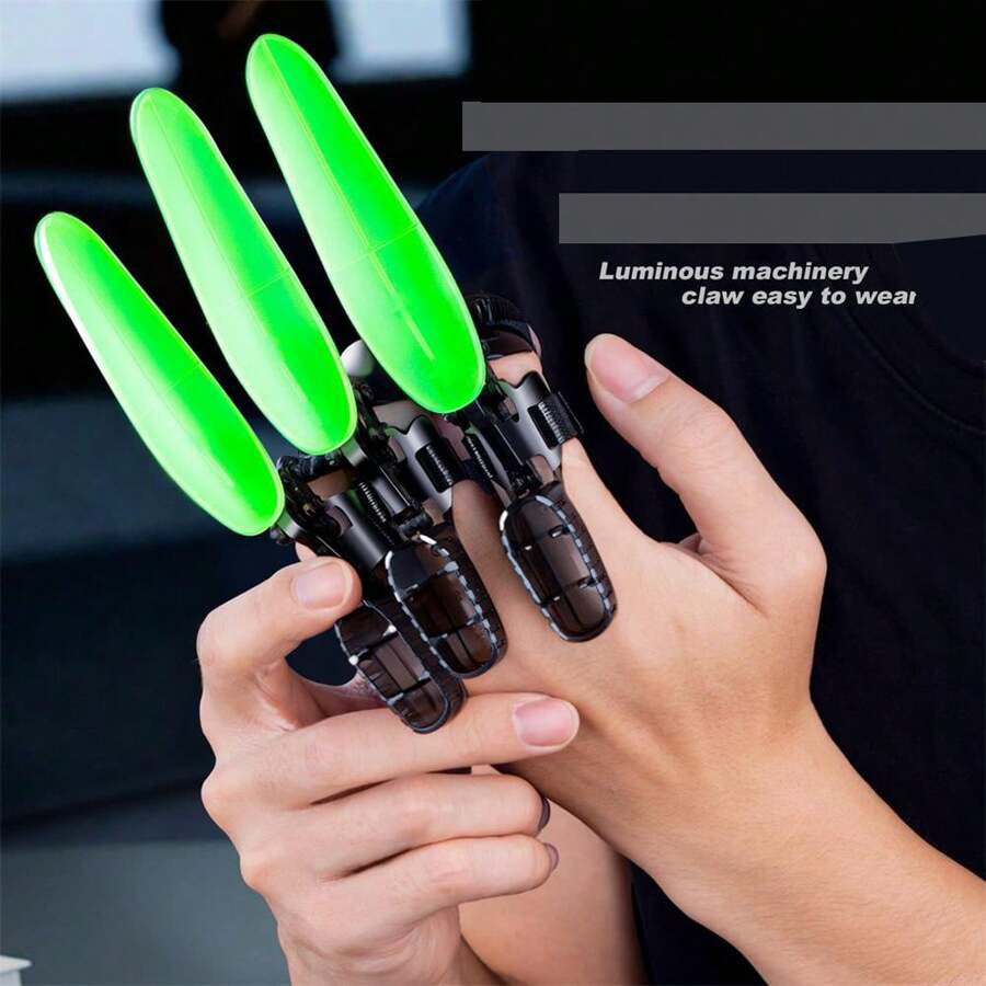 New Creative Toy, Mechanical Glow-In-The-Dark Retractable Robot Claw ...