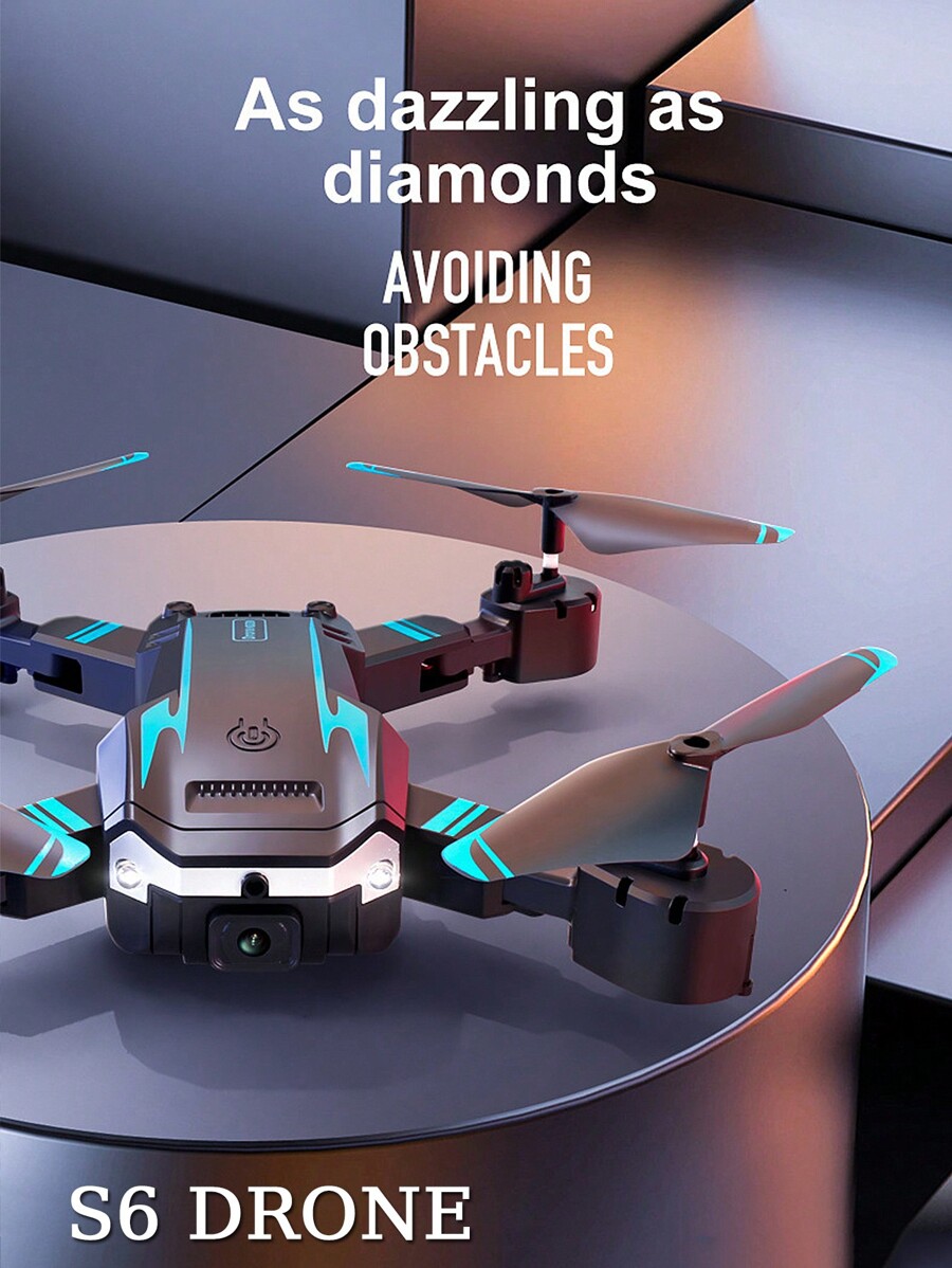 Dron plegable S6 con control remoto, configuración de múltiples ...