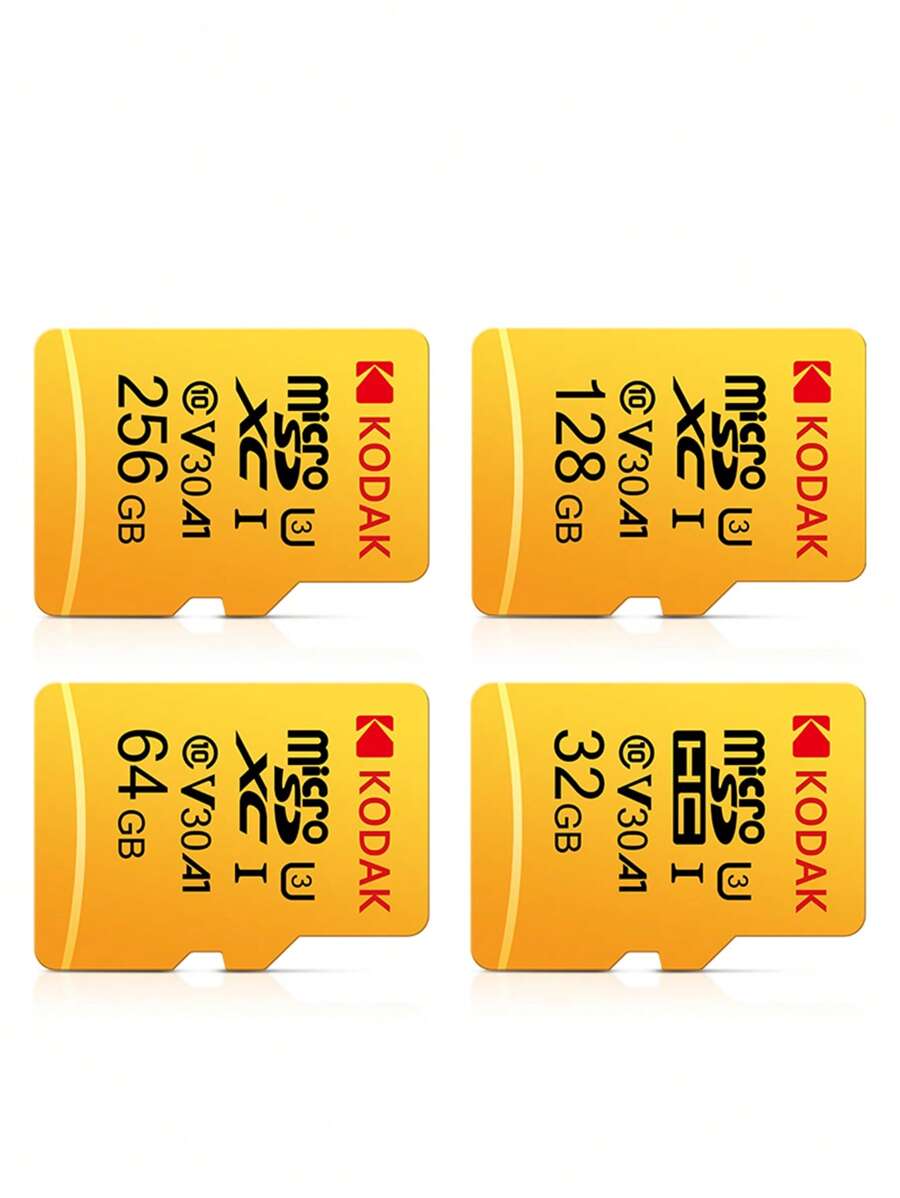 KODAK KODAK Brand Yellow Micro SD Card U3 CLASS 10 Microsd 32GB 64GB ...