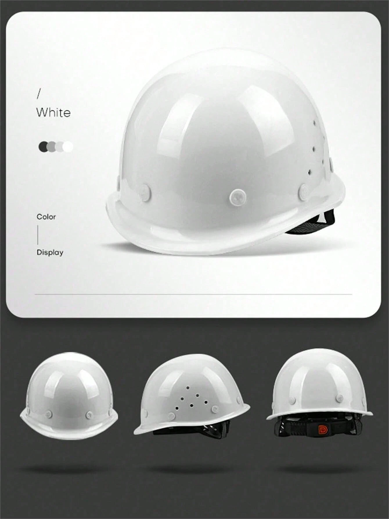 1pc, Site Safety Helmet Smashing Engineering Construction Helmet ...