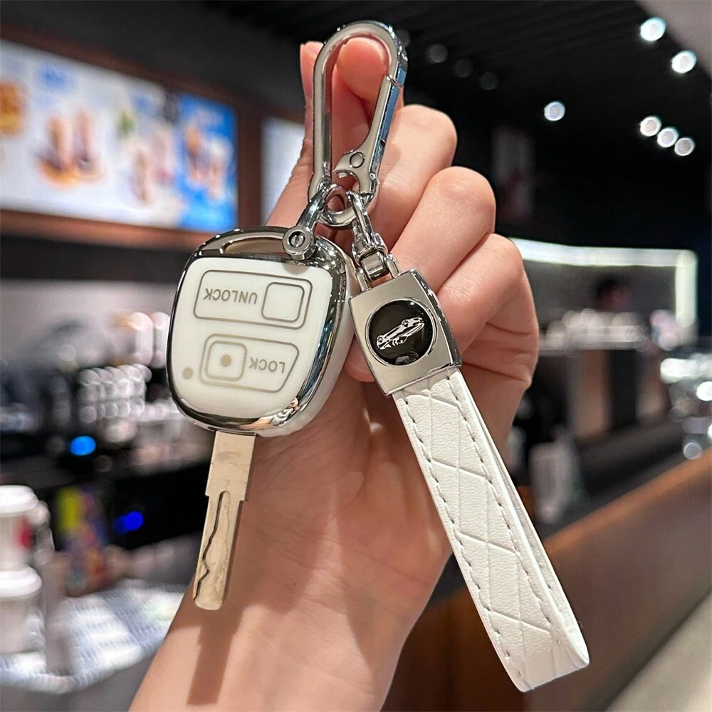 Car Keychain Key Fob Cover For Toyota Land Crusier FJ Cruiser For Lexus ...