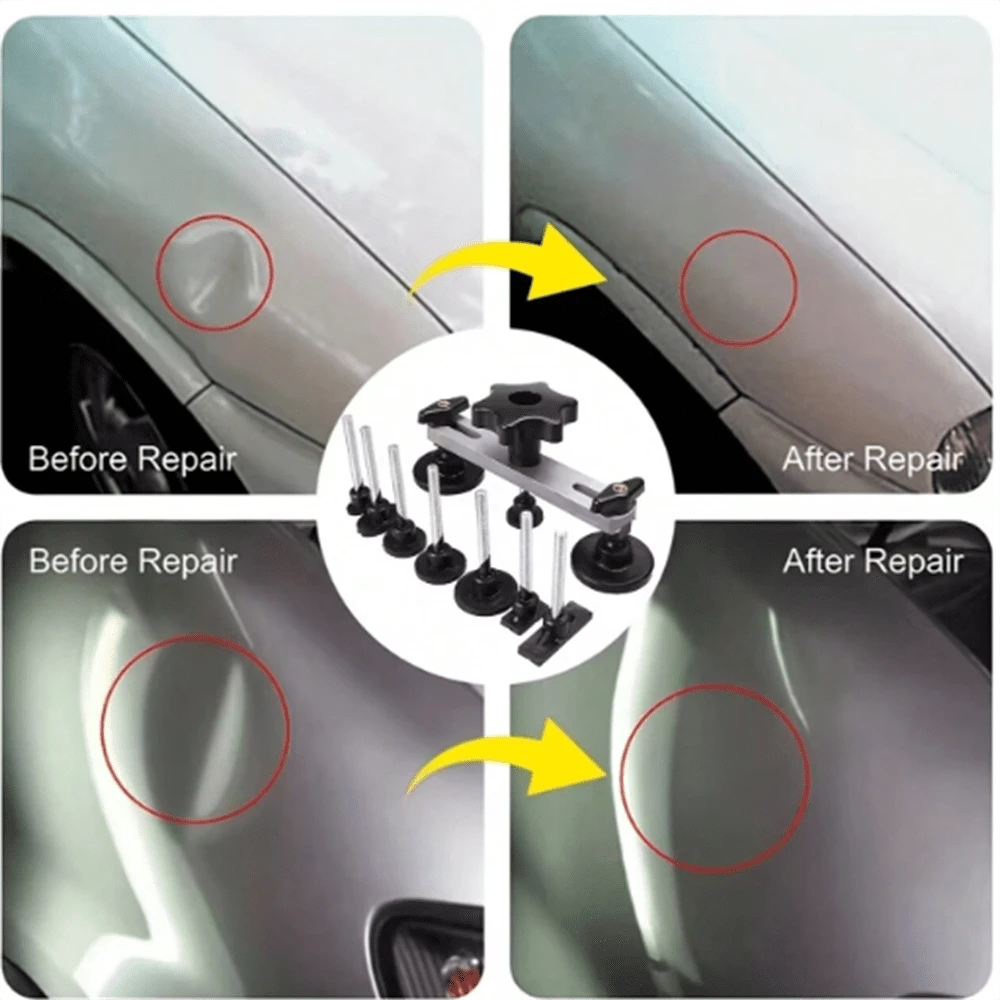 Besper Portable Car Dent Repair Tool, Car Body Repair Kit Bridge Puller ...