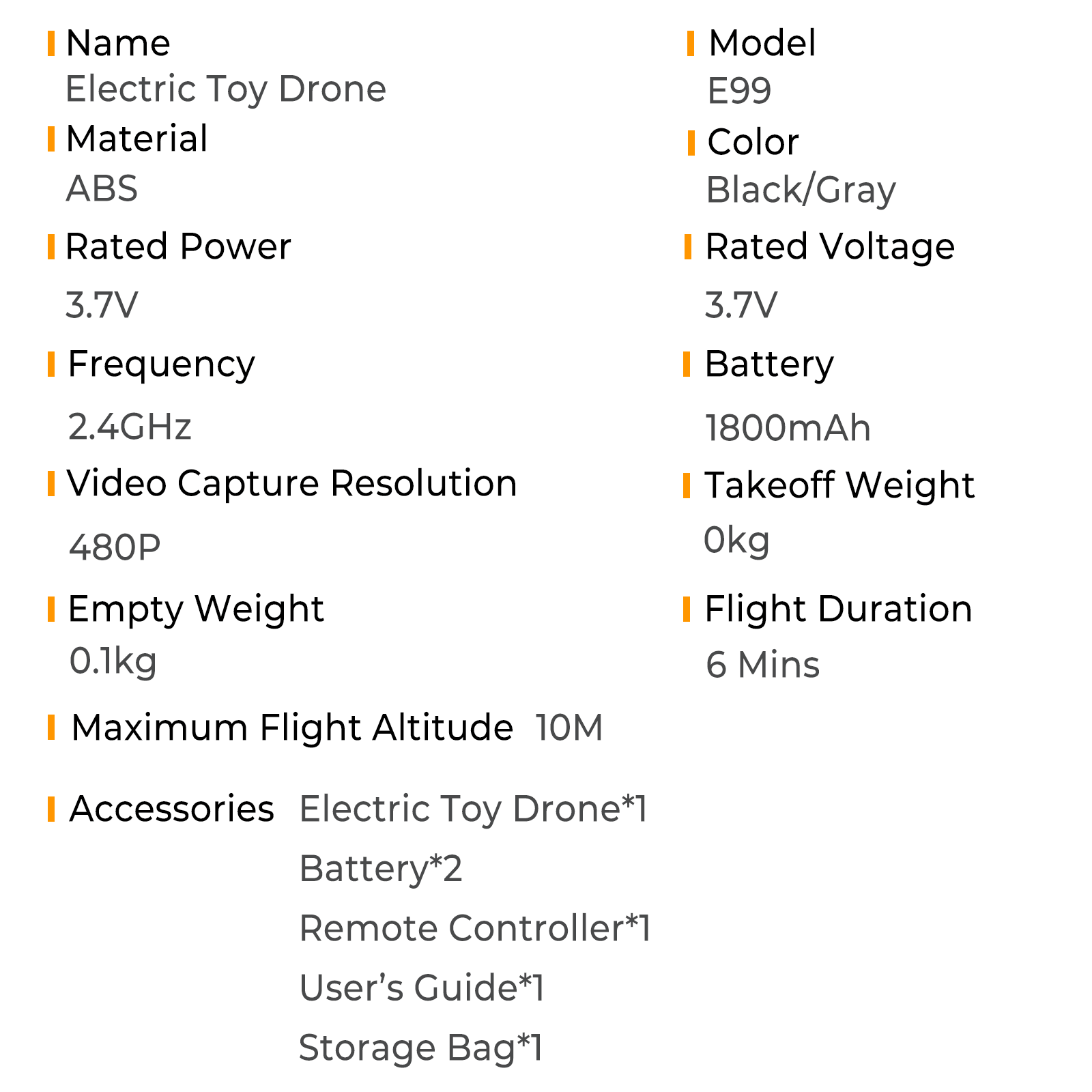 E99 Electric Remote Control Drone, Professional RC Drone Dual Batteries ...