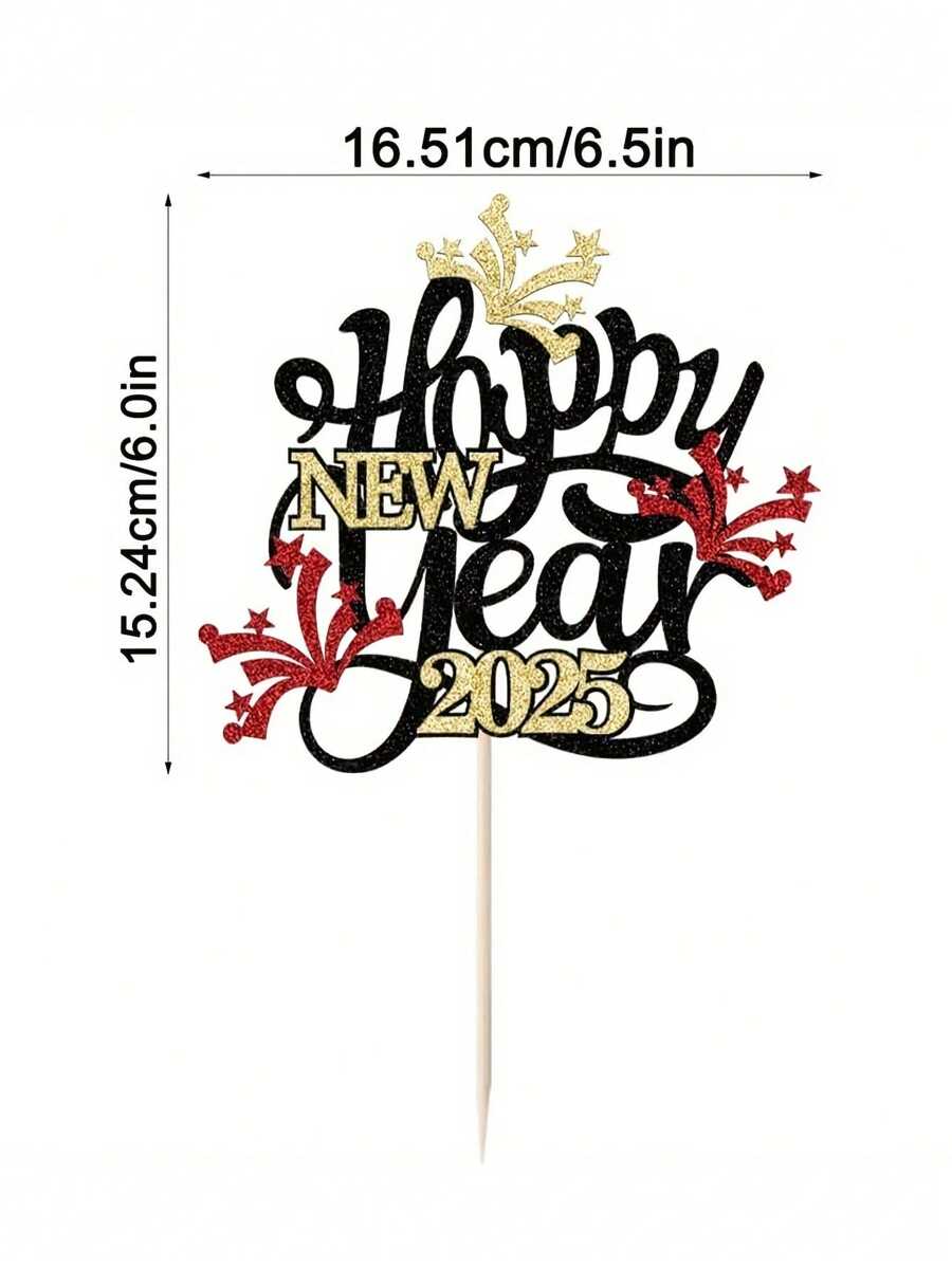 Hello 2025 Cake Topper, 2025 Happy New Year Cake Topper, New Years Eve ...