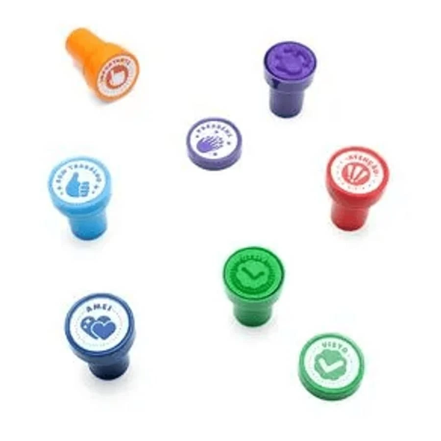 Kit 6 Children's Pedagogical Stamps For Teachers And Parents For ...