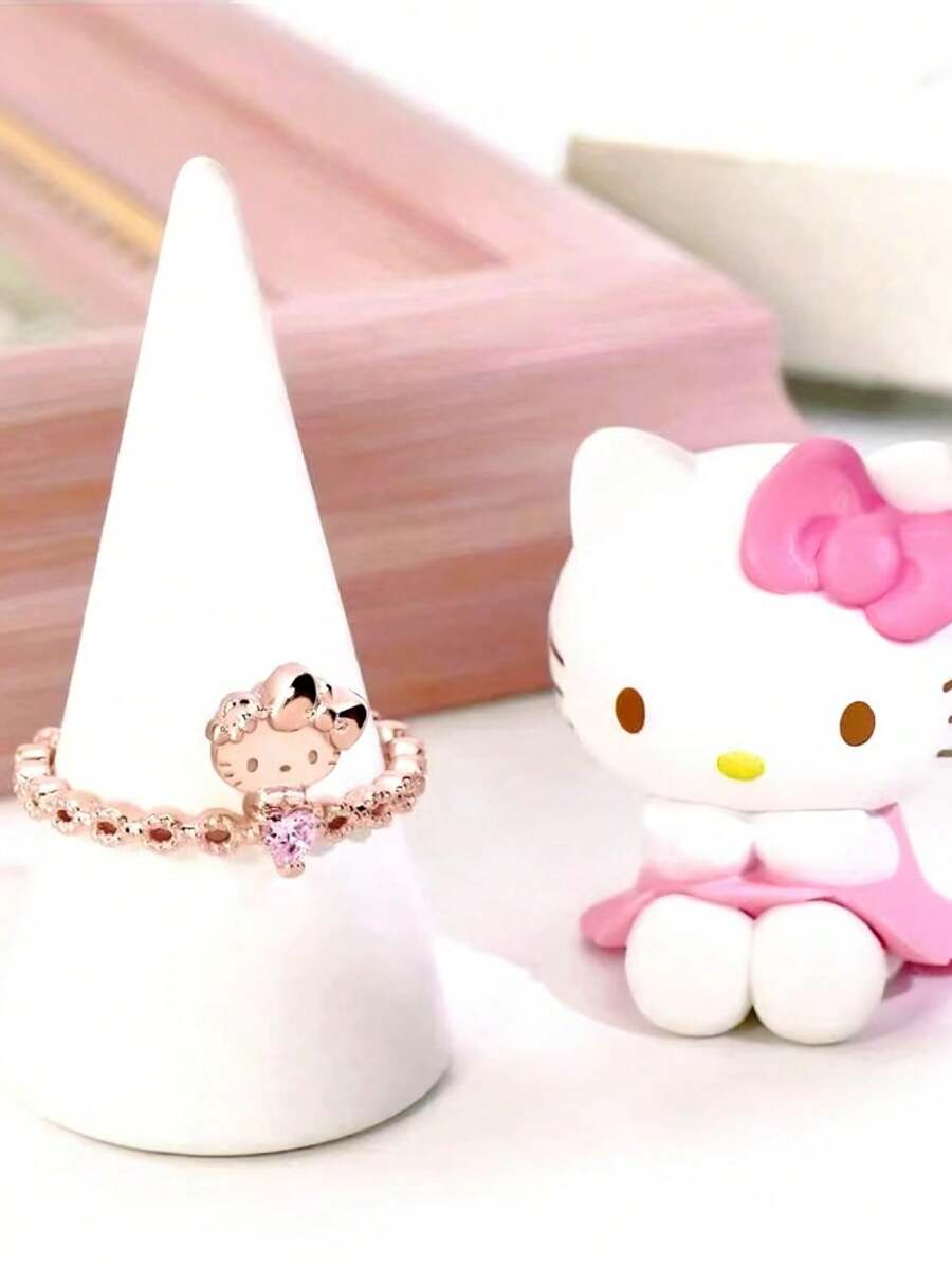 Sanrio Sanrio Hello Kitty Ring Fashionable Cute Niche Design High-End ...