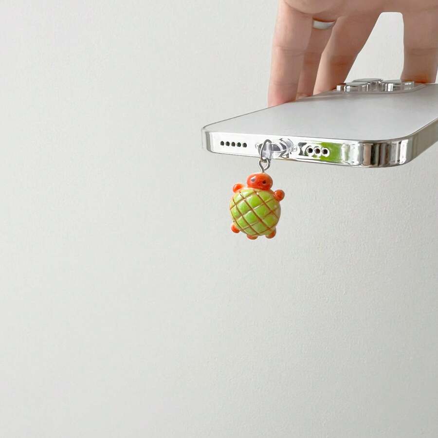 New Cute Pineapple, Turtle Shaped Dust Plug Compatible With IPhone ...