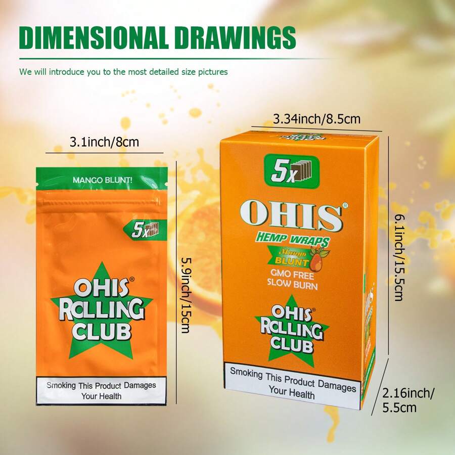 OHIS One Box Contains 25 Packs, Each Pack Has 5 Sheets, Totaling 125 ...
