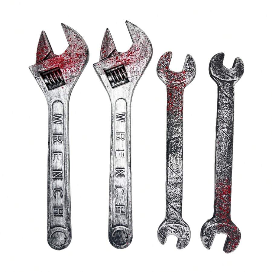 Novel Toy Bloody Plastic Wrench, Bloody Weapon Props, Christmas New ...