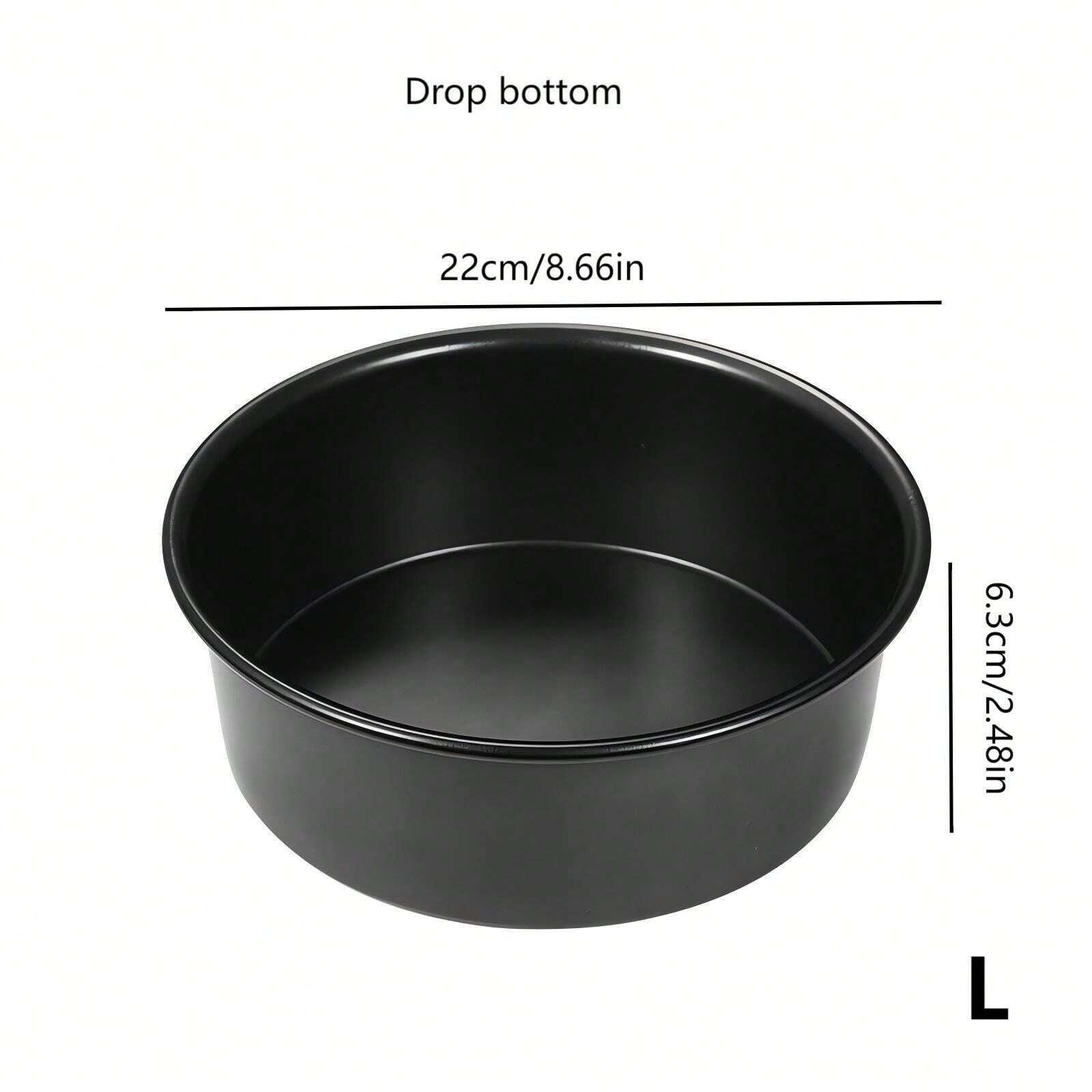 1 Piece Removable Bottom Of Household Carbon Steel Cake Mold, Non-Stick ...