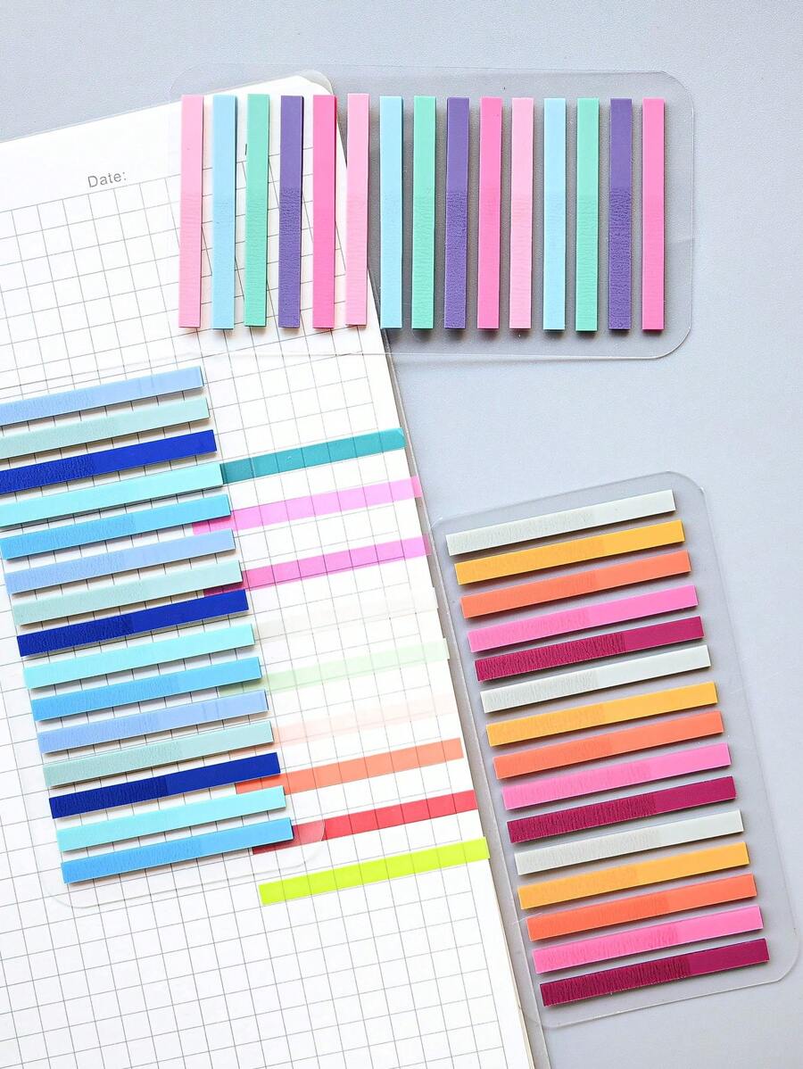 3000 Pieces Of 10 Types Of PET Slender Strip Index Stickers Marking ...