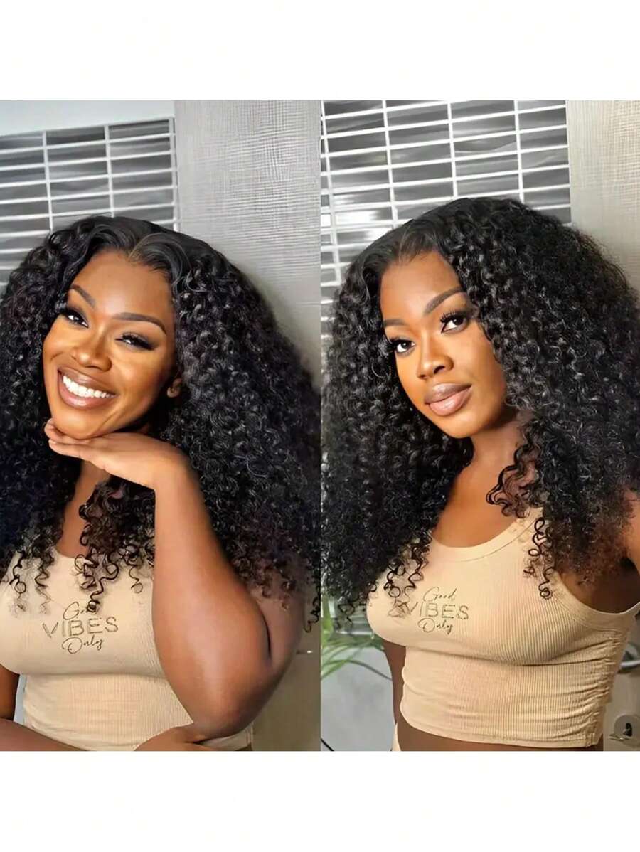 Descuento 16 pulgadas Peluca Bob rizado ondulado Húmedo y ondulado ...