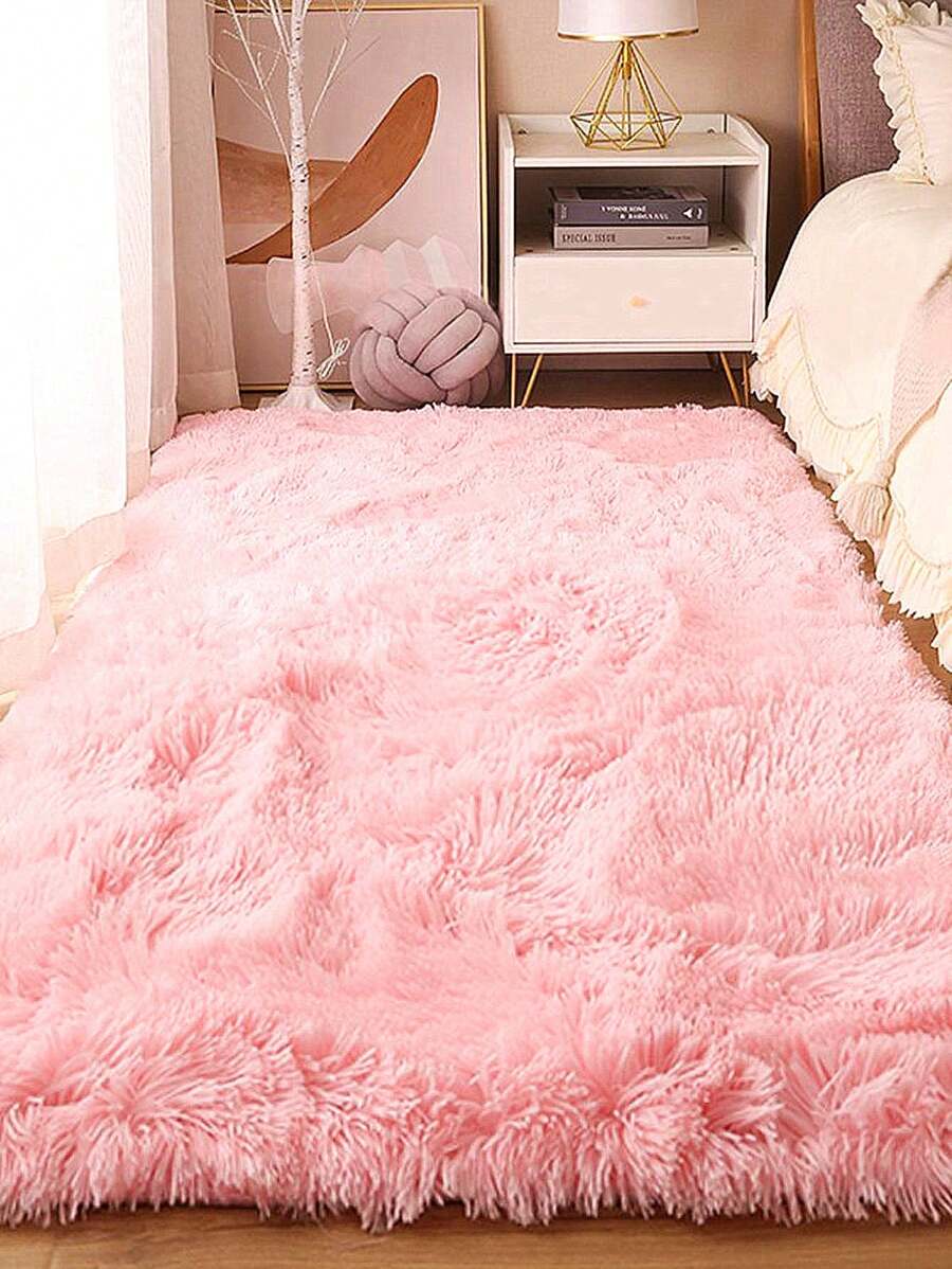 1pc Soft Fluffy Luxury Shag Area Rug - Plush, Non-Slip, Machine ...