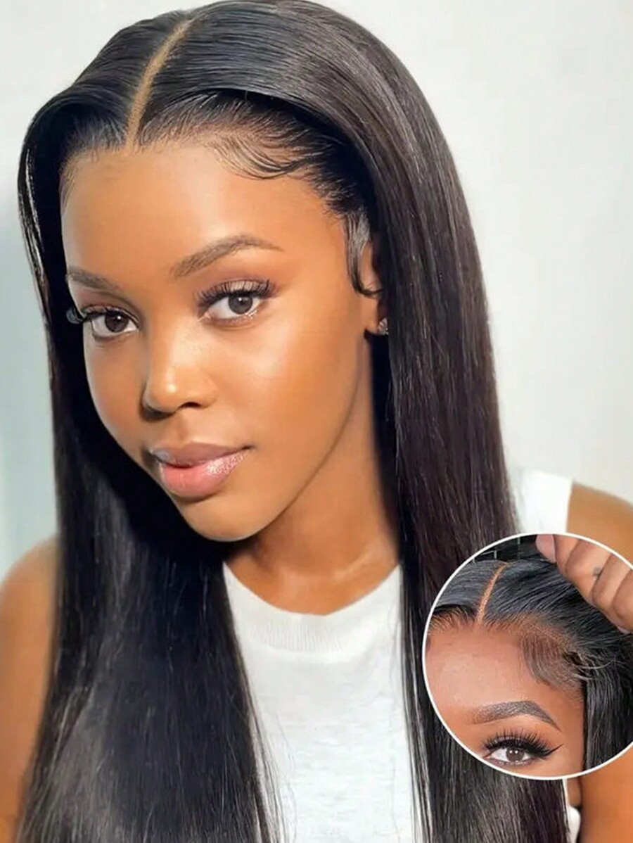 36 Inch Discount 13X4 Lace Long Straight Human Sheer Lace Hair 180 ...