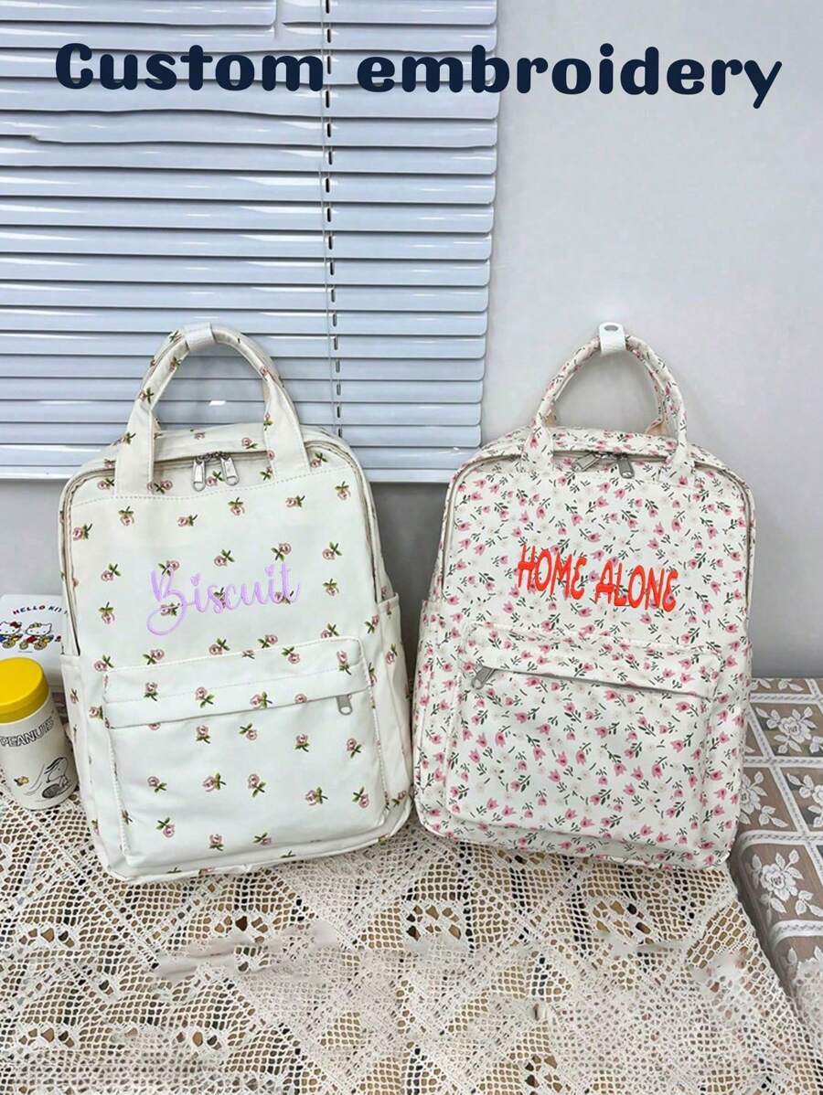 Personalized Literature And Art Small Fragmented Flower Girl Student ...