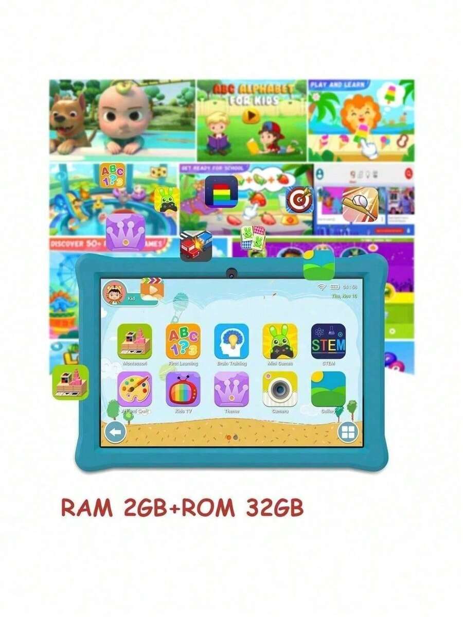 Kids Tablet 10 Inch Android 11 Tablet For Kids Wifi Kid Tablets 32GB ...