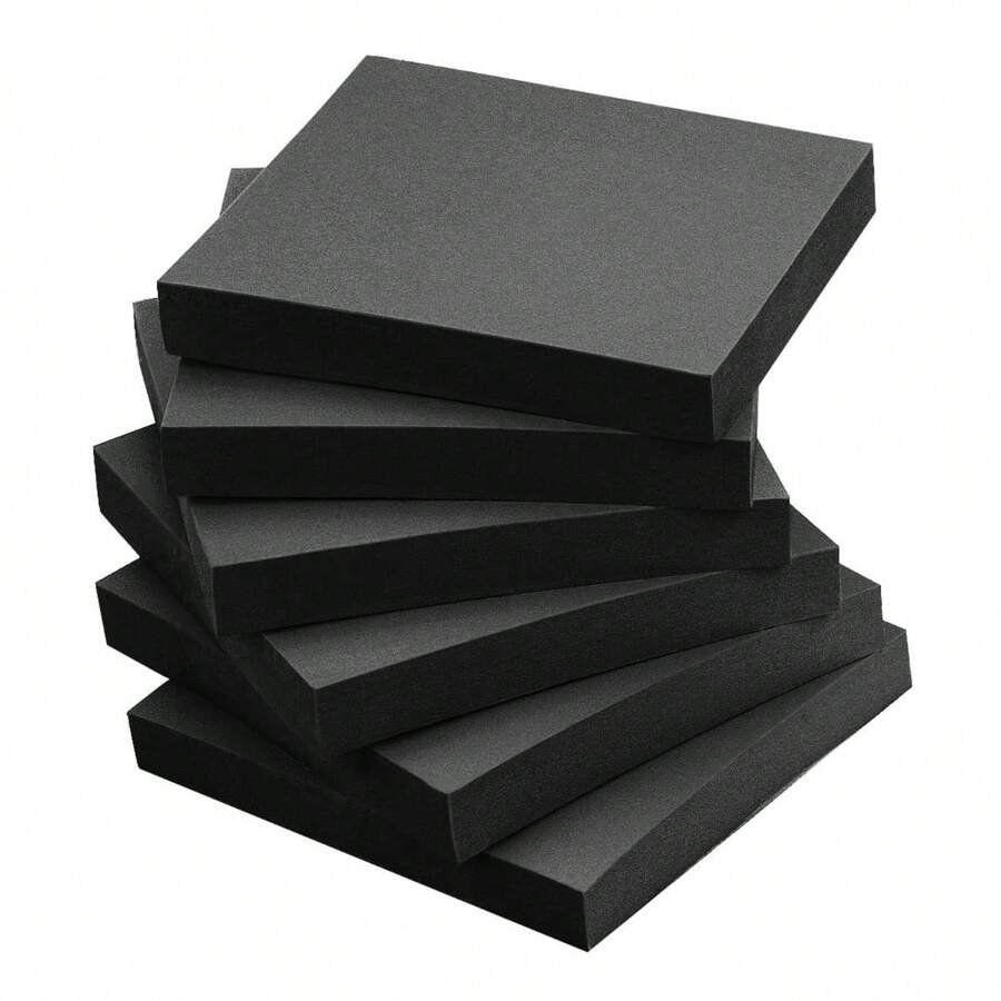 6 Packs Creative All Black Sticky Notes, Easy-To-Use Removable Memo Pad ...