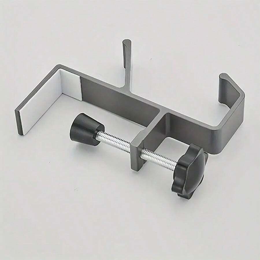 Aluminum Office Desk Clamp Hook, Modern Style Hole-Free Desk Edge ...