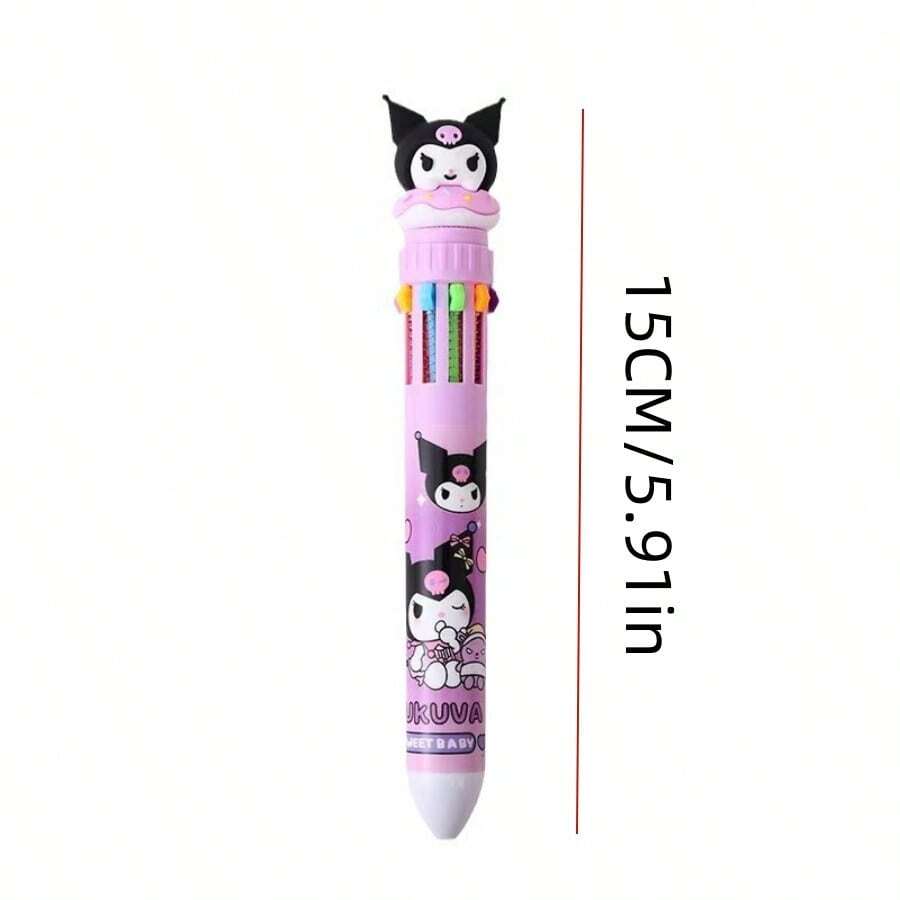 Sanrio 6-Color Style Sanrio Melody Colorful Press The Neutral Pen 6 In ...