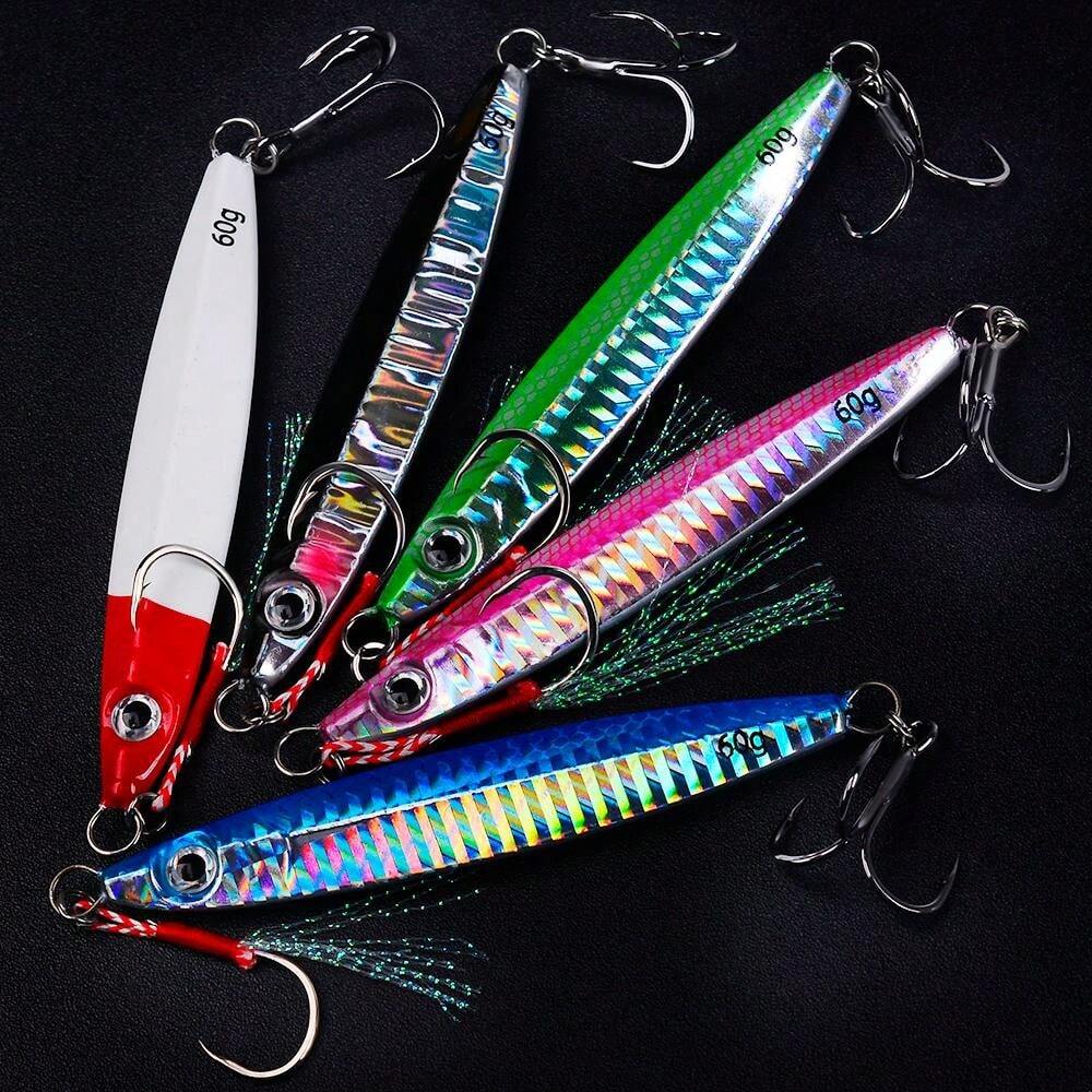 PROBEROS PROBEROS Leurres de pêche à 10g-60g avec hameçon d'assistance ...