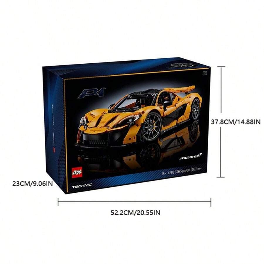 LEGO 42172 LEGO Technic McLaren P1 Hypercar Building Set, Formula 1 ...
