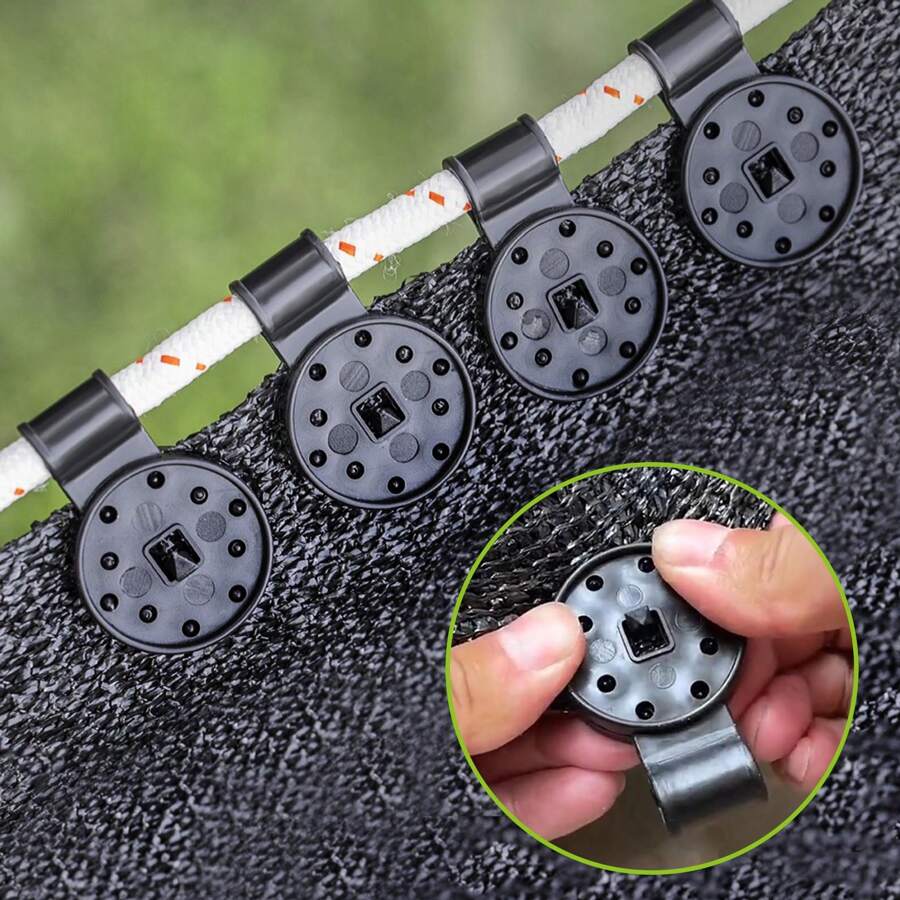 Heavy-Duty Shade Cloth Clips, Durable Greenhouse & Insect Net Fasteners ...