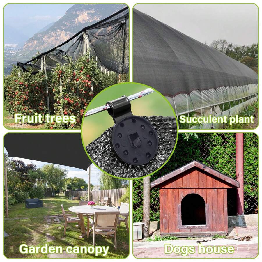 Heavy-Duty Shade Cloth Clips, Durable Greenhouse & Insect Net Fasteners ...