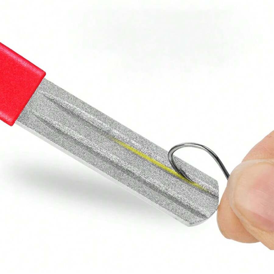 New Double Side Hook Hone Fishing Hook File Line Stripper Knife ...