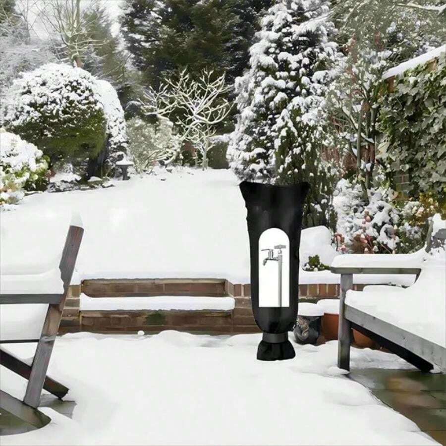 Outdoor Faucet Protector Cover, Winter Use Water Tap Freeze Protection ...