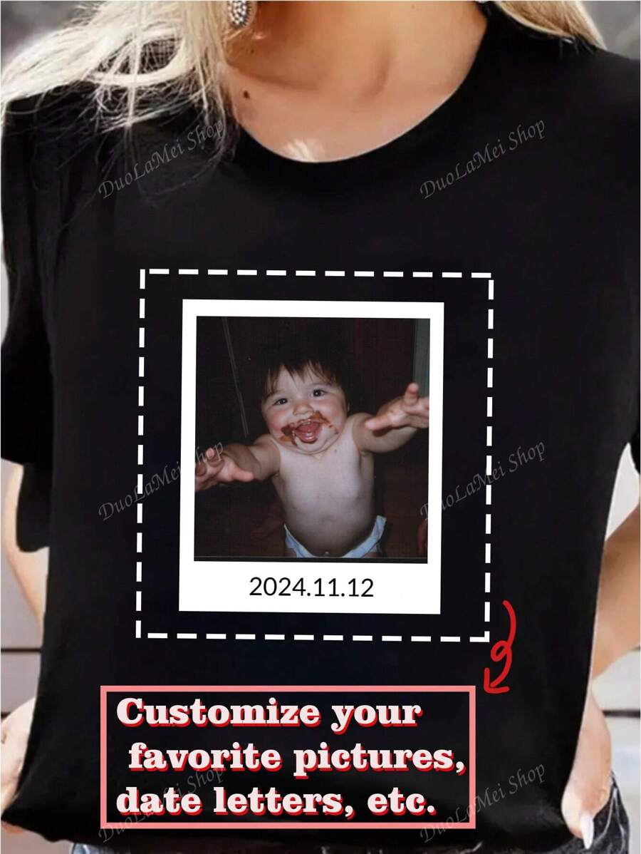 Custom Women's T-Shirts - Design Your Own Personalised Printed T-Shirt ...