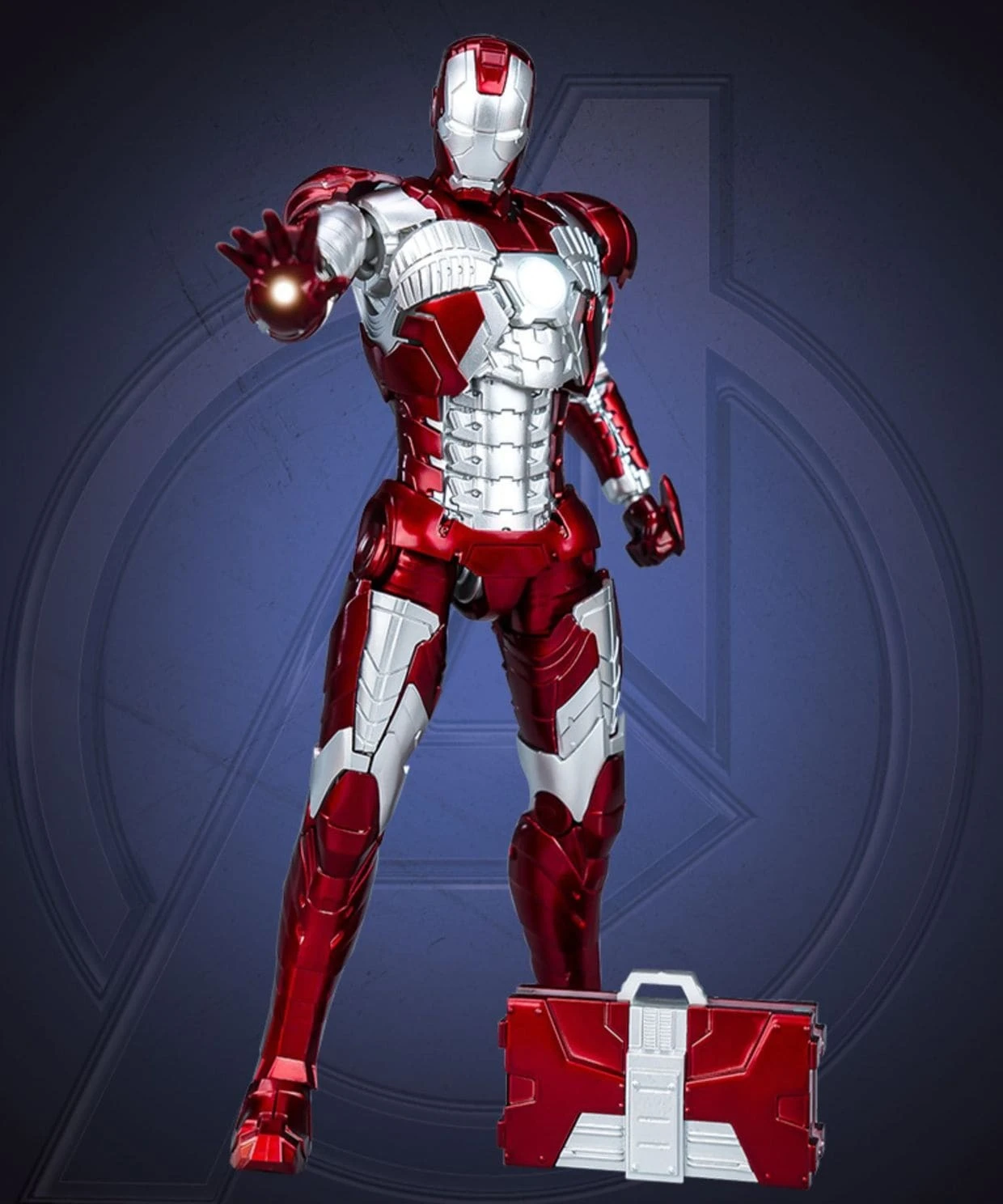 Fond joy Authentic Marvel Iron Man MK1 Hand-Assembled Toy 15cm Iron Man ...