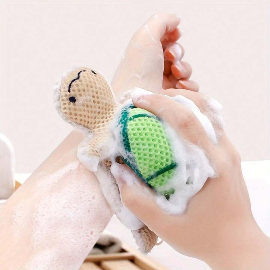 Turtle Bath Loofahs Cute Cartoon Bath Sponges Loofah Bath Pouf Body ...
