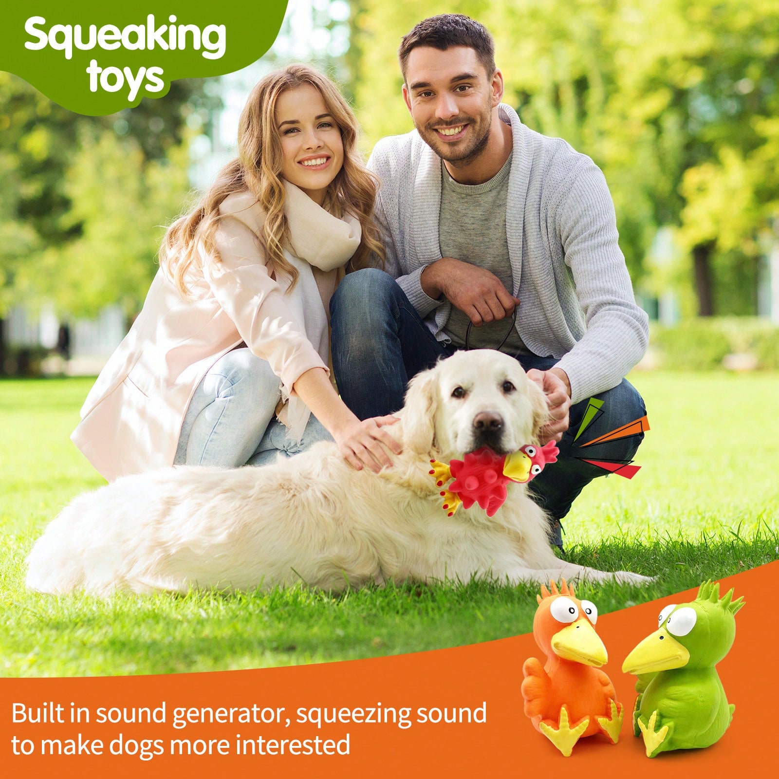 A Pet Chew Squeaking Toy Designed By A Woodpecker, An Interactive Toy ...