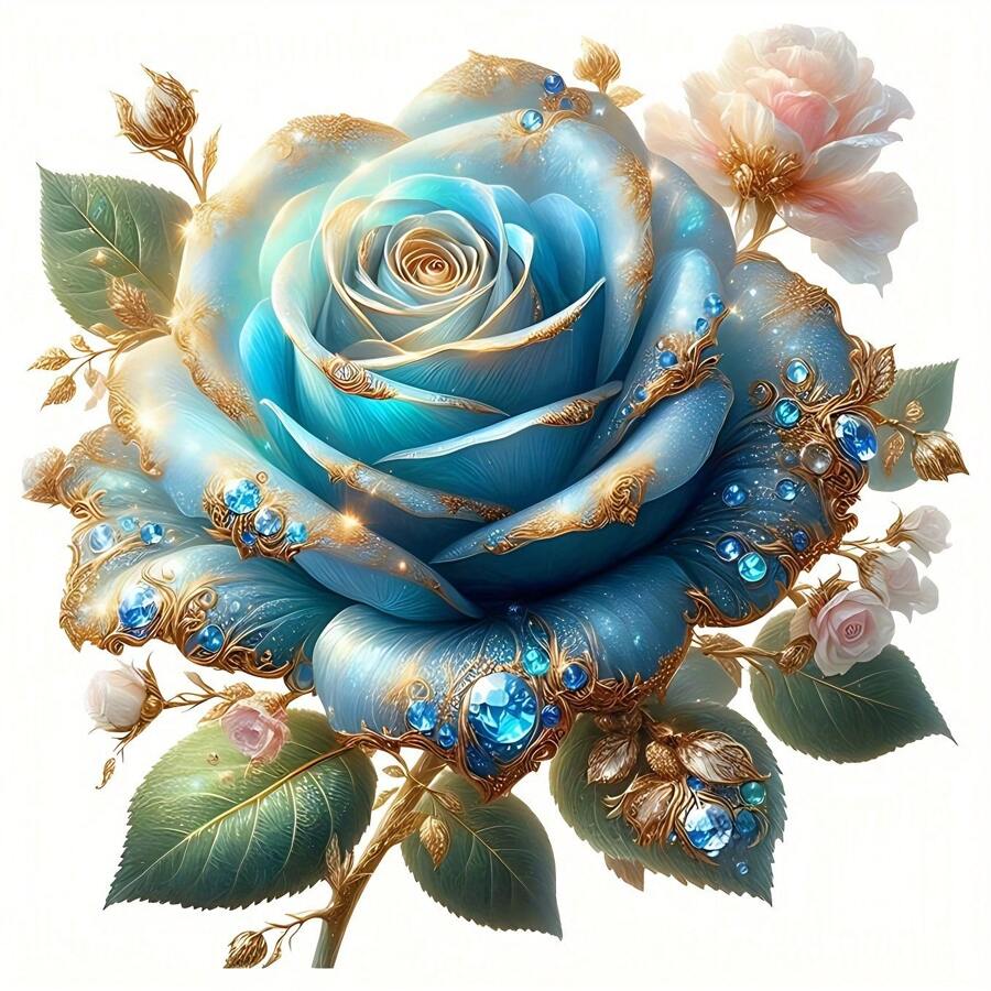 1pc/2pcs/3pcs Rose Heat Transfer Vinyl Design Stickers Iron On Stickers ...