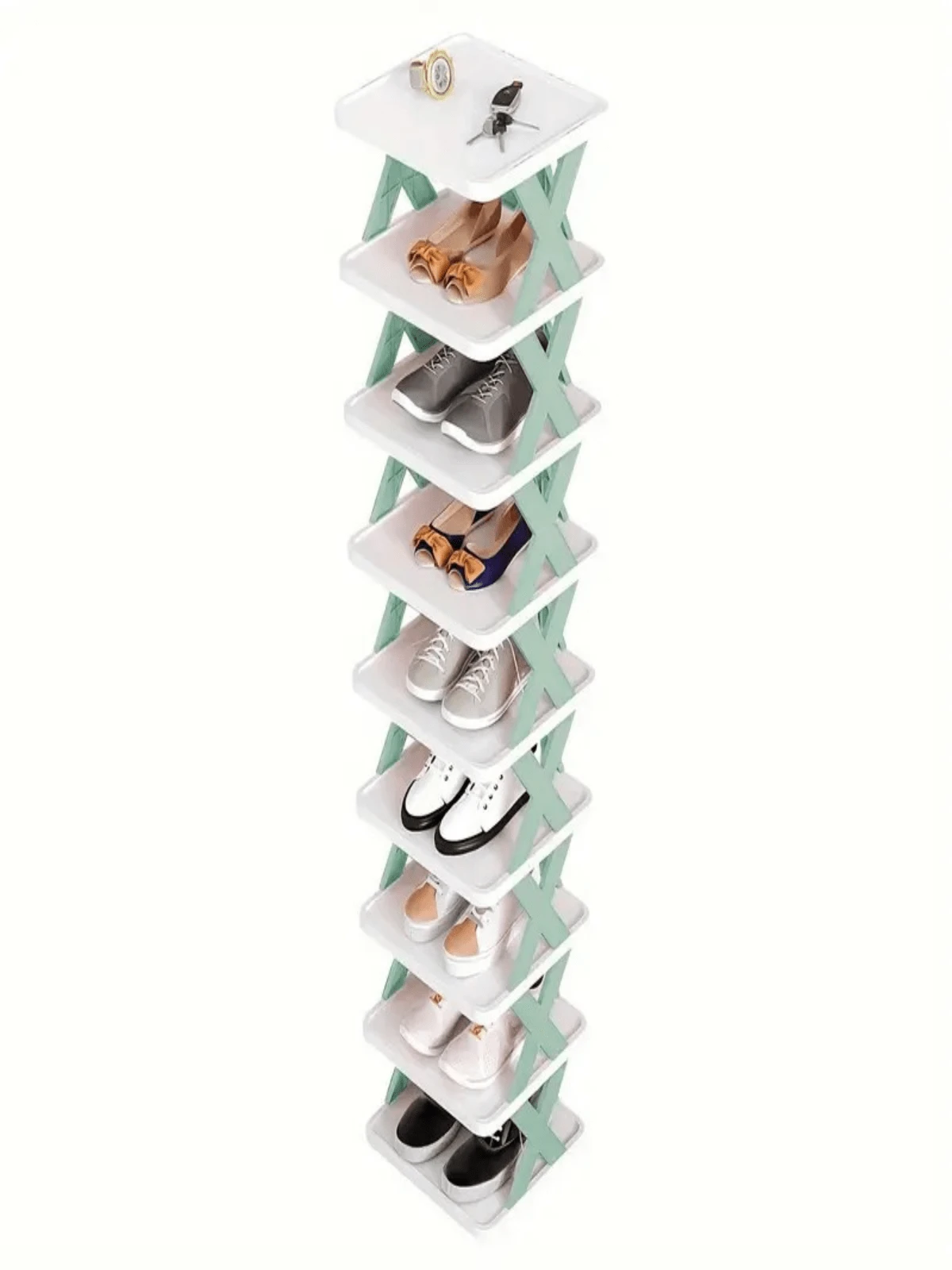 9-Layer Foldable Shoe Rack | SHEIN USA