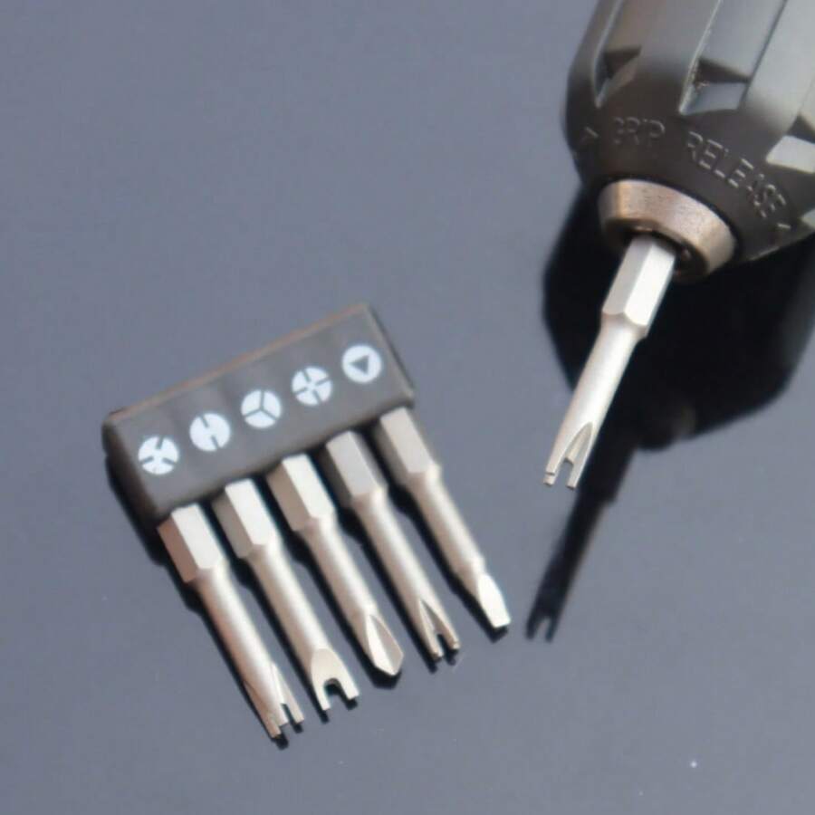 Assorted Odd-Shaped Screwdriver Bits Set, Including Triangle, New Three ...