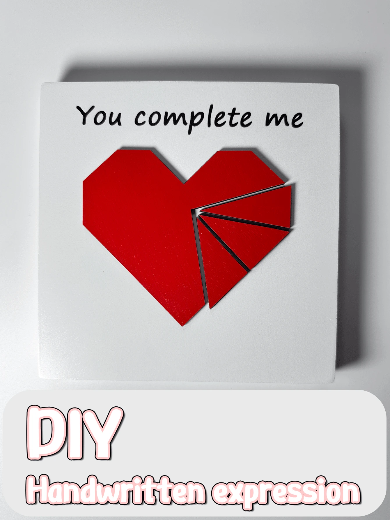 1pc Valentine's Day Wood Block Sign Desk Decor, Anniversary Present For Your Other Half ...