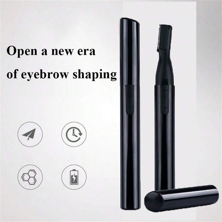 Electric Eyebrow Trimmer Razor Brow Shaping Portable Shaving With Duals ...