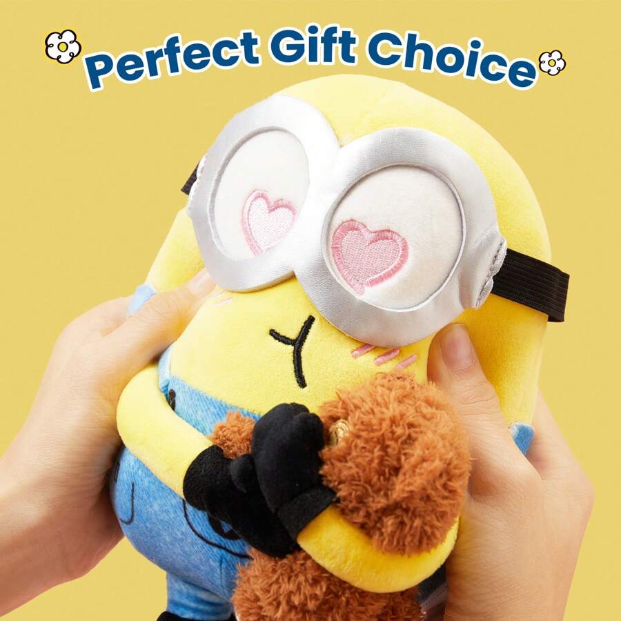 Miniso 28cm Plüschtier Weiche Plüschtiere Kuscheltiere Puppe (Bob+Tim ...