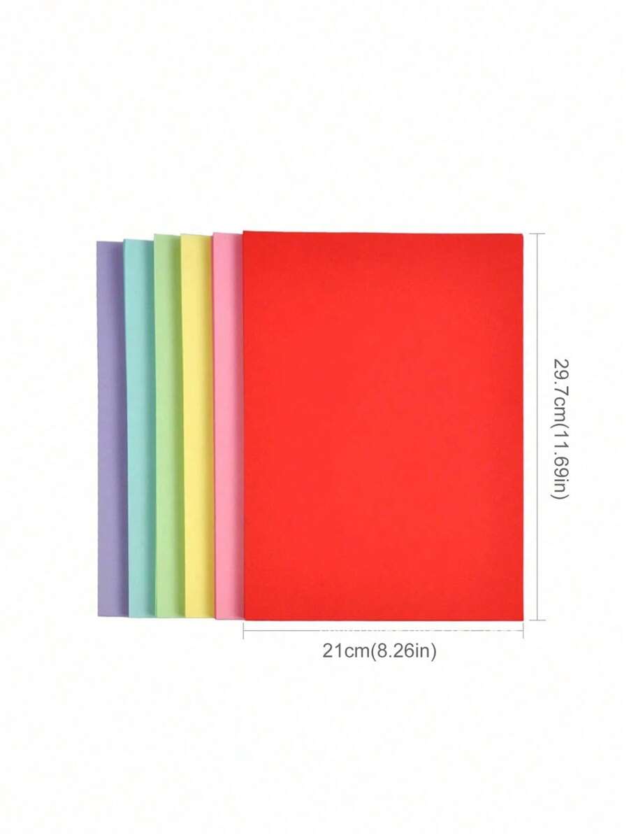 50 Sheets A4 Colored Paper For Origami, Printing, Crafts, Office ...