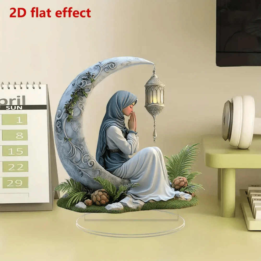 2D Acrylic Rama Decorations Girl Statue - Perfect For Desktop, Window ...