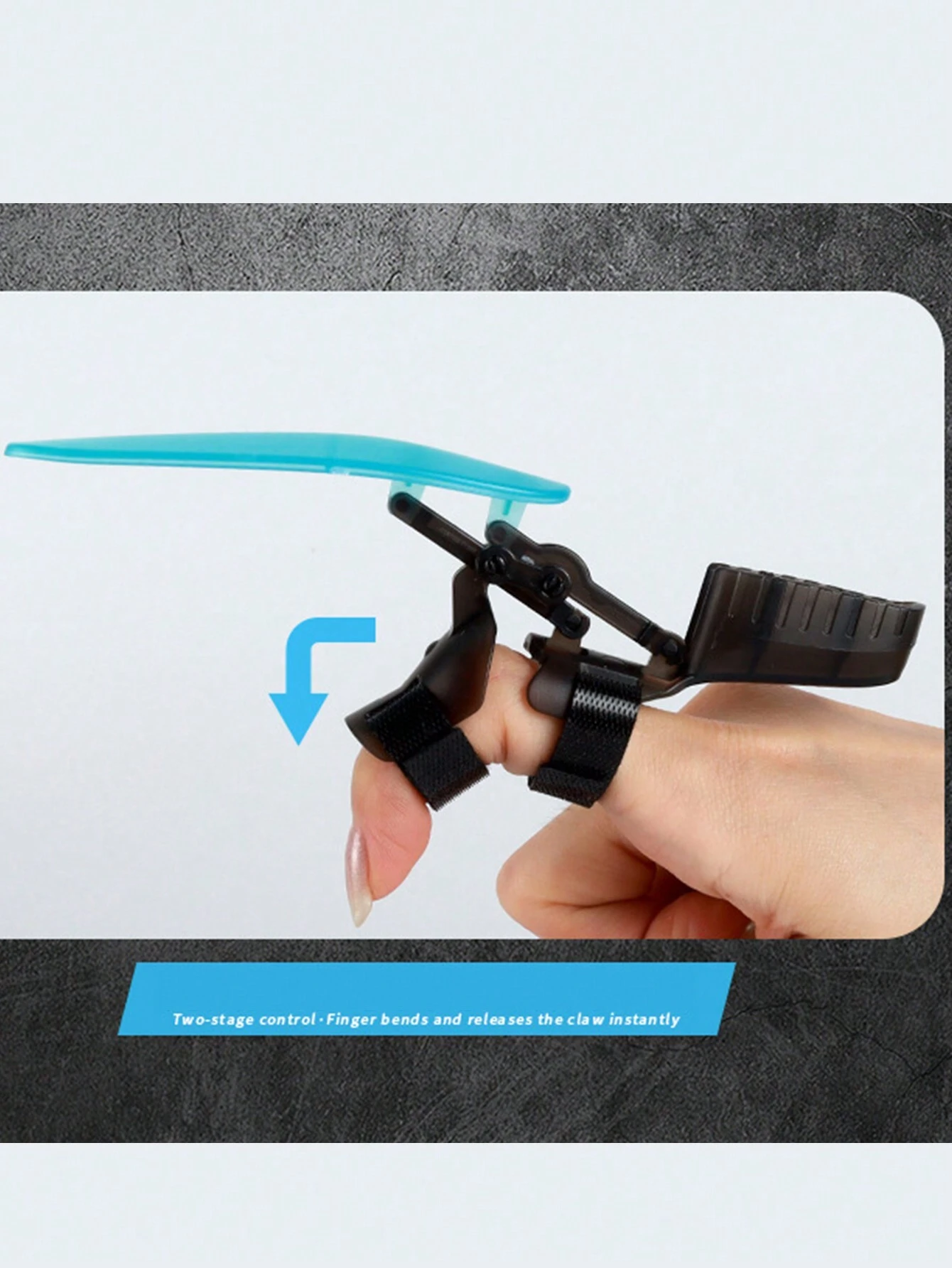 Retractable Mechanical Claw Fidget Toy, Creative Finger Extension Wolf ...