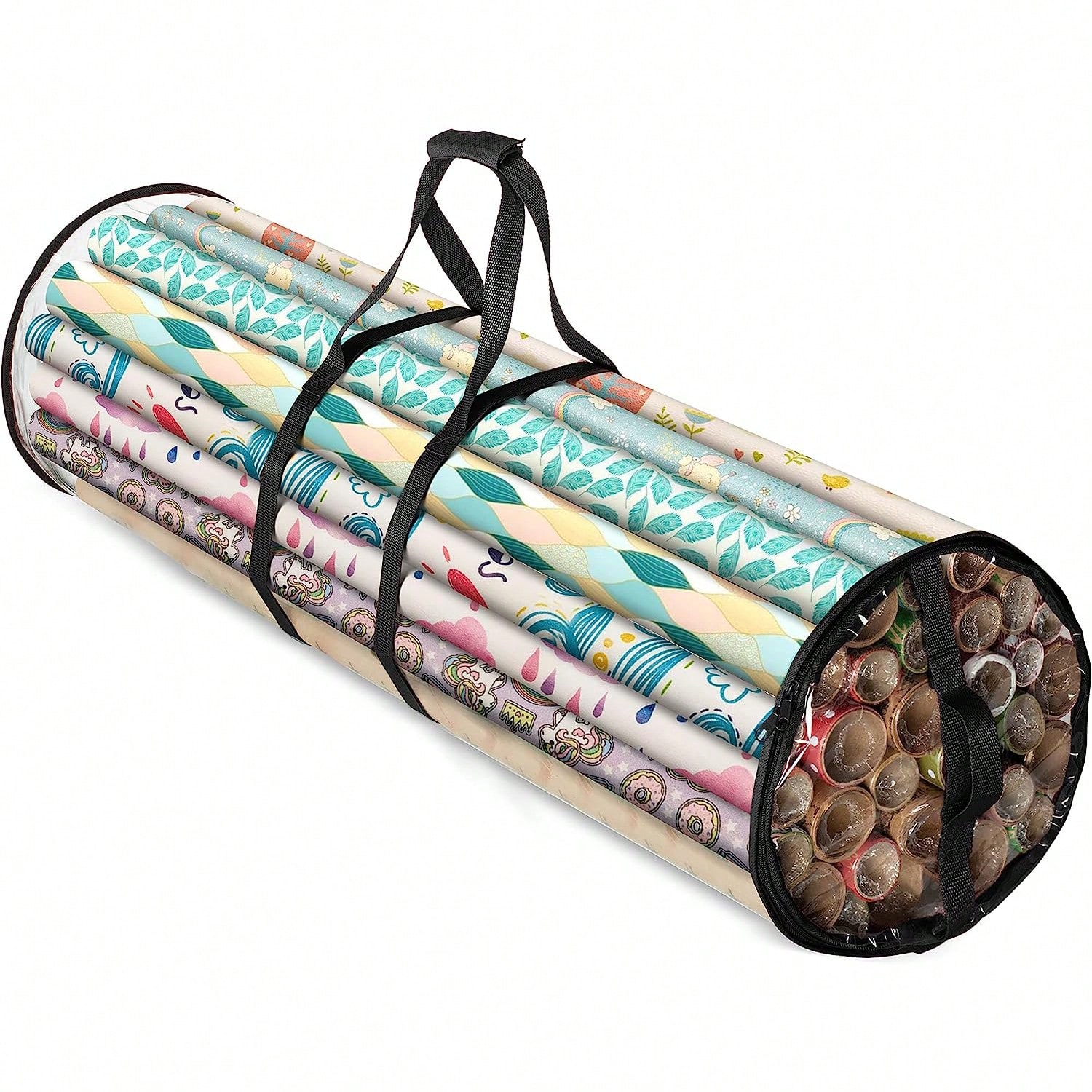 Heavy Duty Transparent PVC Bag With Top & Side Handles, Gift Wrap ...