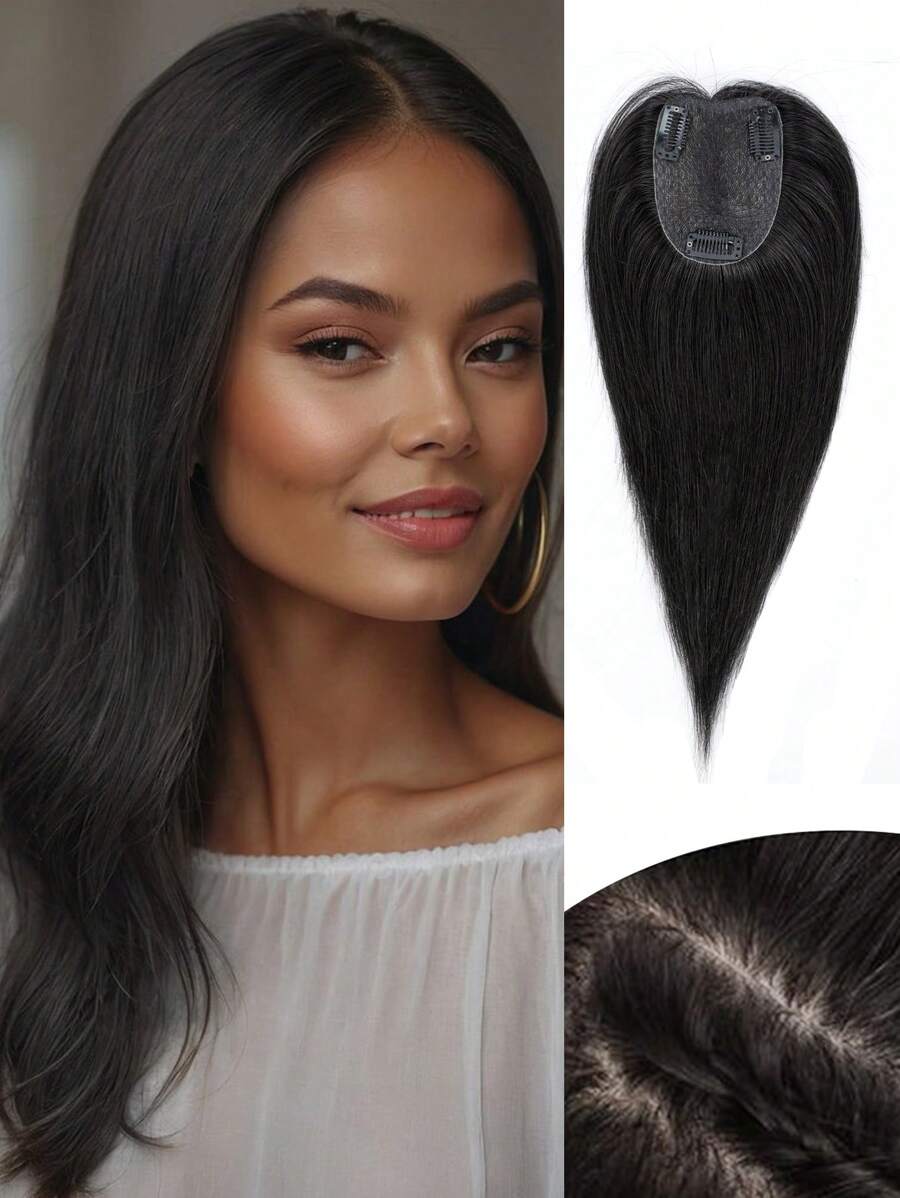 Hair Toppers For Women 100% Human Hair For Thinning Hair ,Hair Loss ...