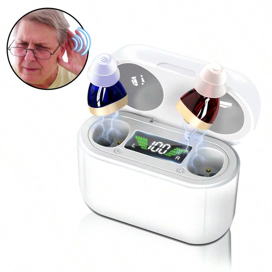 Hearing Amplifiers Bionic Design Noise Cancelling Mini Rechargeable ...